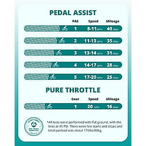 Gotrax R1 20" Folding Electric Bike with 40 Miles Range by 48V Battery, 20Mph Power by 350W, Weighs Only 45lbs, LCD Display & 5 Pedal-Assist Levels, Suitable for Leisure Riding&Commuting Black