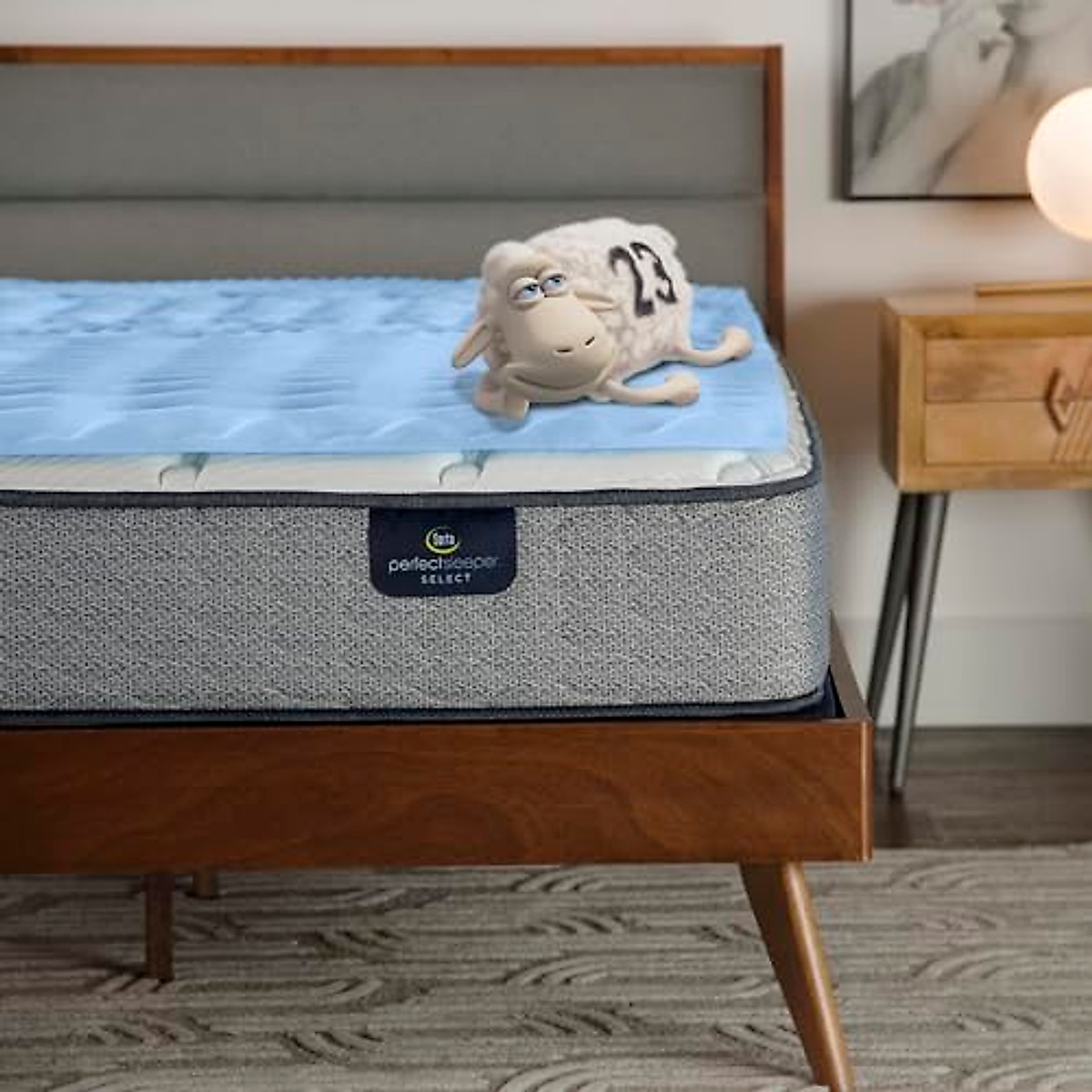 Serta Comfort Zone Cooling Memory Foam Mattress Topper, 1.5 Inch, Full