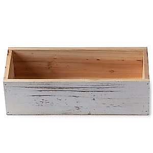 Make Market MICHAELS 12”; Whitewashed Wood Box