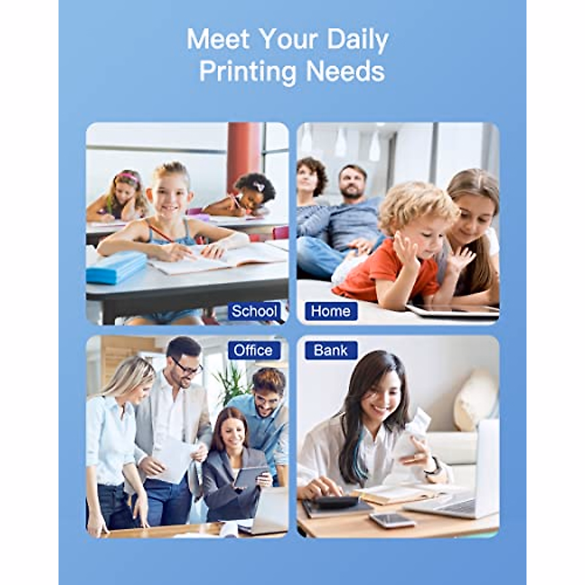 GPC Image Compatible Ink Cartridge Replacement for HP 564XL 564 XL Compatible with DeskJet 3520 3522 Officejet 4620 Photosmart 5520 6510 7520 7525 Printer (4 Photo Black)