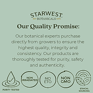 Starwest Botanicals Organic Raspberry Leaf Tea [1 Pound Bag] Loose Cut & Sifted Raspberry Leaves in Bulk