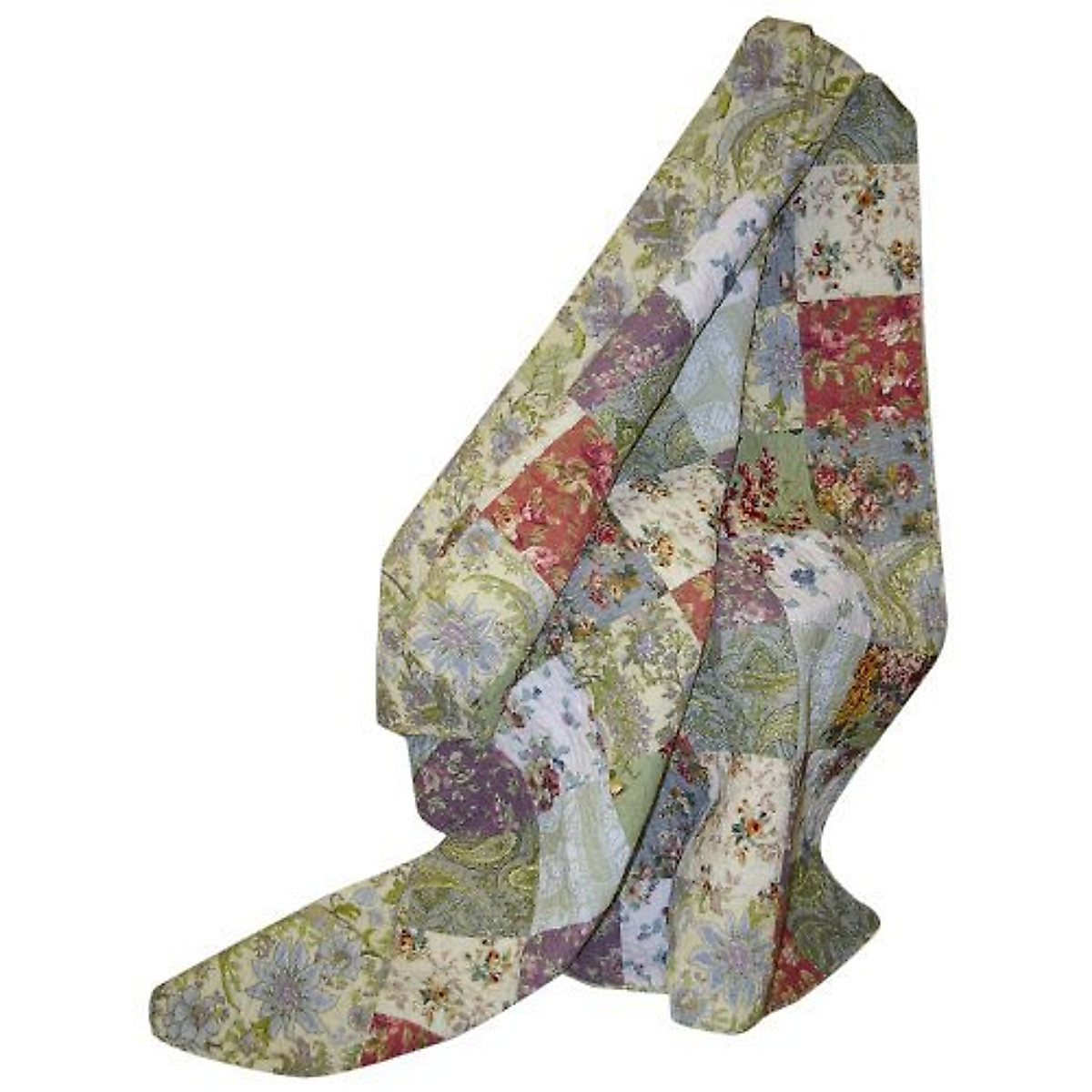 Greenland Home Blooming Prairie Quilted Patchwork Throw