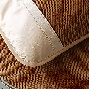 Summer Mattress, Home Cooling Textile Rattan Mat, Foldable Summer Bed Mat Cooling Bed for Home School Dormitory(90 * 195cm)