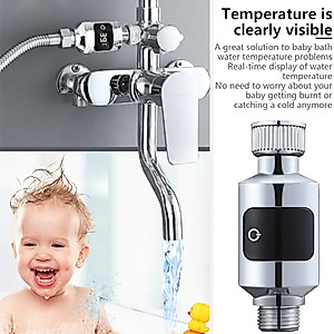 CAZSTYK Hot Tubs Water Temperature Electricity LED Display Shower