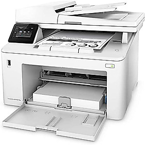 HP Monochrome Laserjet Pro MFP M227fdwL Wireless AIO Printer, 2.7" Touch Screen, Print Copy Scan Fax, 1200x1200 dpi, Up to 30ppm, Auto Duplex Printing, 35-Sheet ADF with Printer Cable