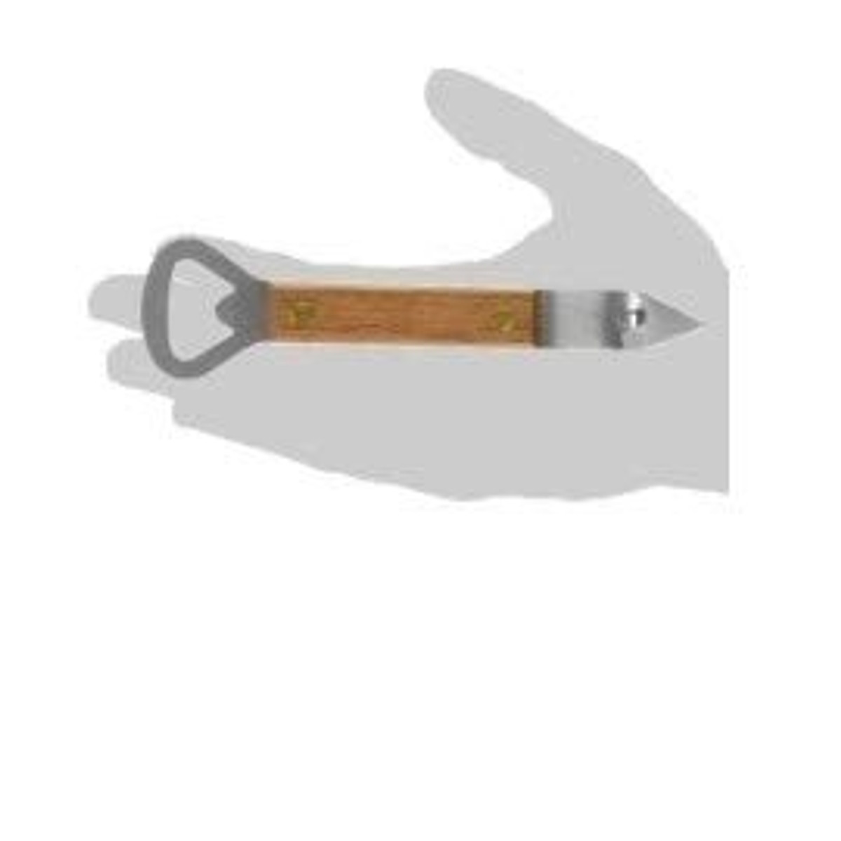 Smart Cook Bottle Opener Can Punch Opener - Dual-sided Manual Stainless Steel Can Opener With Riveted Wood Handle, Set Of 2 Units