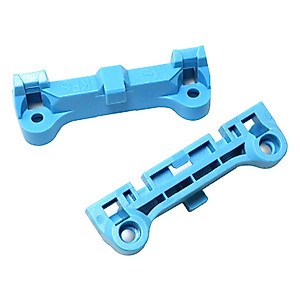 RLECS 4pcs Plastic CPU Fan Retainer Bracket Base Parts for AM2 AM3 FM1/2/2+/3 for PC Heat Sink Cooling Fan Mounting, Blue