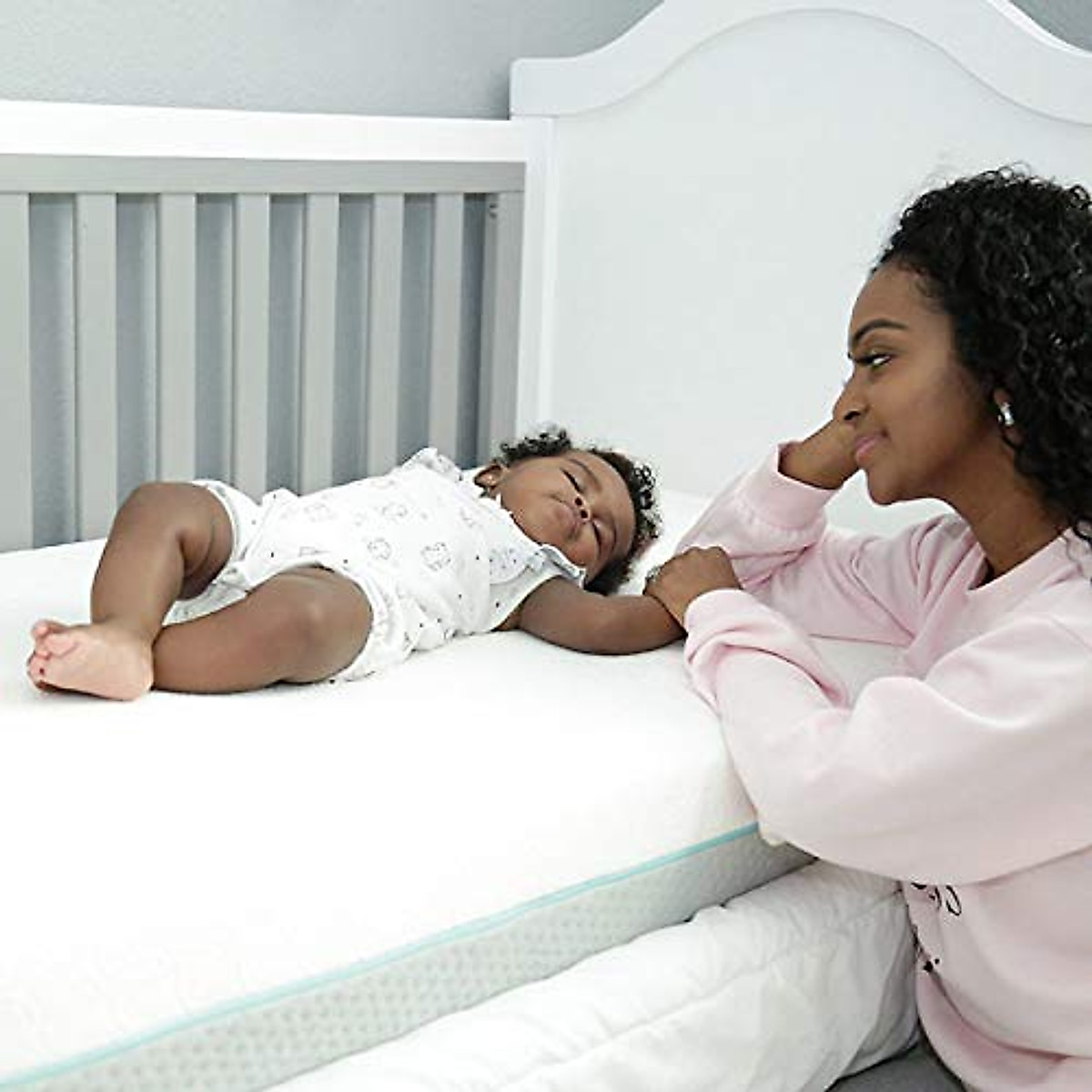 Tempur-Pedic TEMPUR-Dream 2-Stage Waterproof Baby Crib and Toddler Mattress - Made in USA, 52"x28"