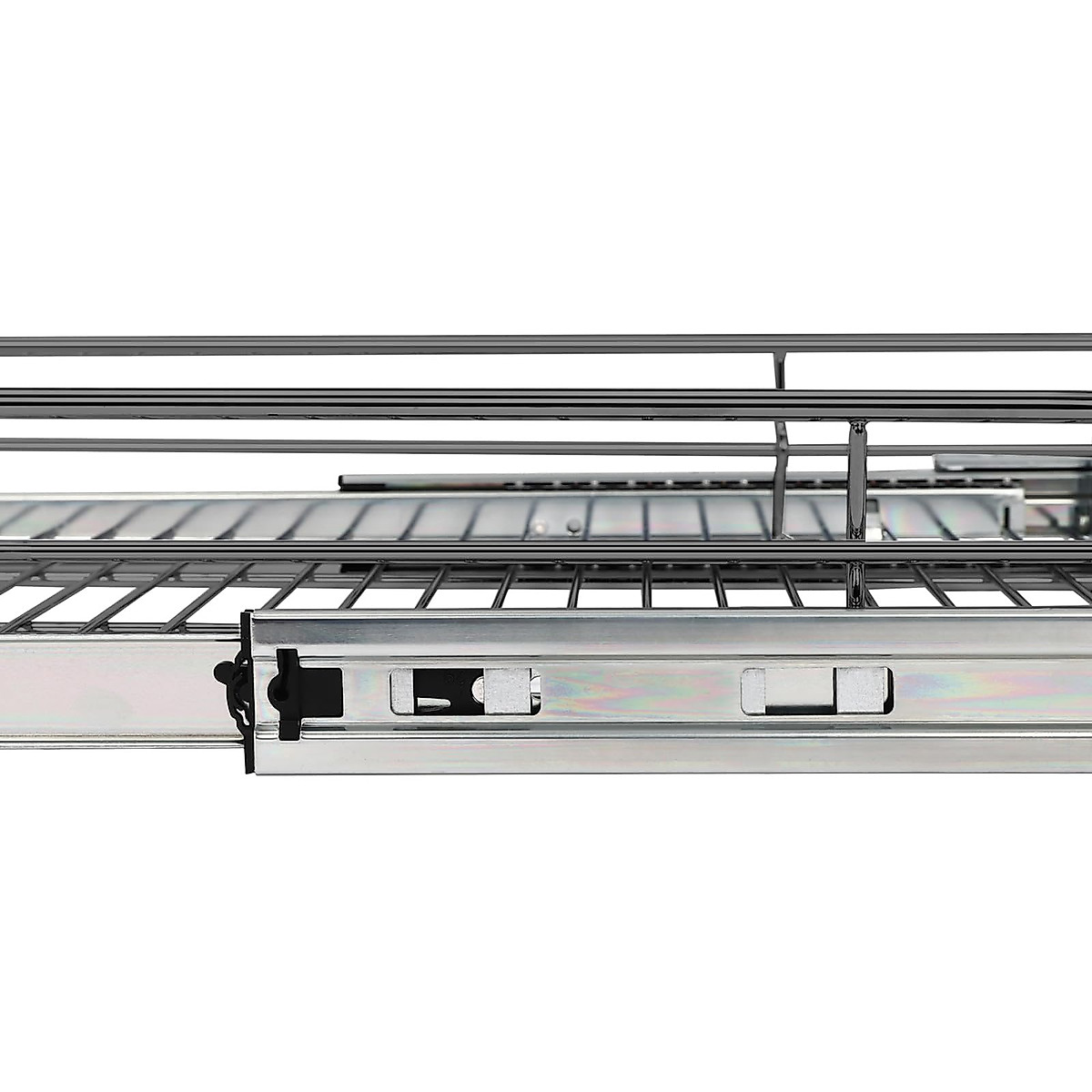 Multi-Purpose Cabinet Organizer,Sink Organizer and Storage,2-Tier Cabinet Pull Out Shelves,Pull Out Cabinet Organizer,Kitchen Helper,for Bathroom,Laundry Room,Kitchen,Pantry(Gray,21.5*13.5*15in)