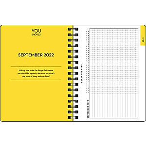 You Are a Badass Deluxe Organizer 17-Month 2022-2023 Monthly/Weekly Planner Cale