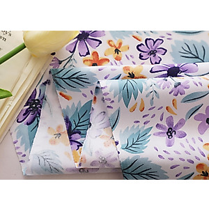 100% Cotton Quilting Fabric Squares 5''x5'' Floral Print Precut Fabric Bundles Charm Packs for Quilting 5 inch Clearance for Pathwork Quilt（Fresh Style）