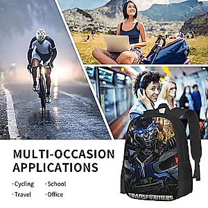 ROOZEE Cartoon Backpack 3d Printed Large Capacity Laptop Backpack Travel Backpacks For Unisex 17in