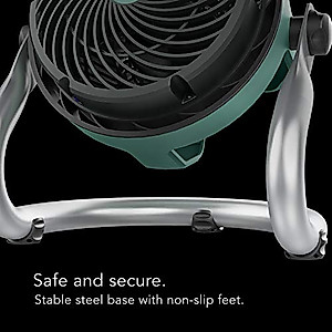 Vornado EXO51 Heavy Duty Air Circulator Shop Fan with IP54 Rated Dustproof and Water-Resistant Motor, Green, CR1-0389-17