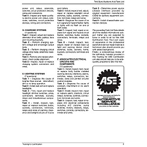 ASE Certification Test Preparation (E2) - Electrical / Electronic Systems Installation & Repair Study Guide
