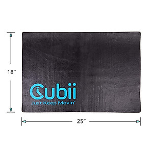 Cubii Non-Slip Workout Mat for Under Desk Ellipticals