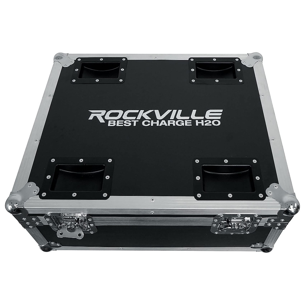 Rockville Best Pack H2O (6) Water Resistant Battery Par DJ Lights+Charge Case