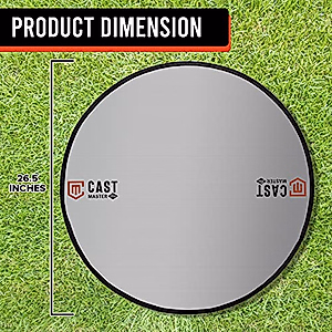 Fire Pit Mat - Fireproof Mat for Under Firepit - Two-Sided Heat Resistant Deck Protector Pad - Large Outdoor Wood Patio Grill Guard - Grass, Wood, Concrete Protection - Cast Master Elite