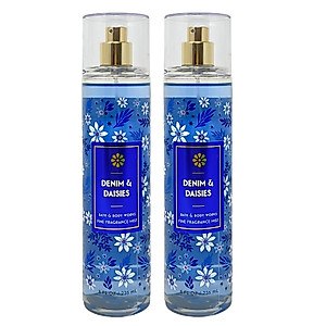 Bath & Body Works Denim & Daisies 2 Piece Fine Fragrance Mist Set - Full Size