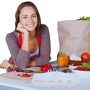 Deviled Egg Carrier with Lid, 10.375x3.5 in. Portable Serving Tray Vegetable Platter Kitchen Home Storage Dinner Cookouts Birthday Halloween Christmas Thanksgiving Party Picnic Food Container