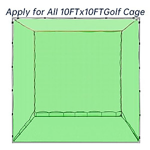 Golf Practice Hitting Nets for Backyard Driving Indoor Use Heavy Duty Practice Golf Driving Nets for Backyard Premium Portable Golf Impact Nets Cages with Frame and Net for Men