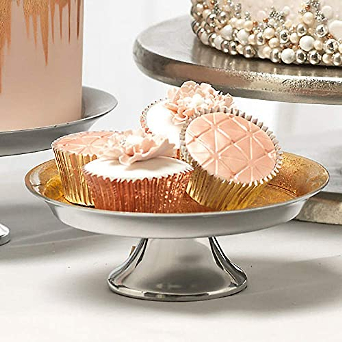 Gifbera Gold Foil Muffin Cupcake Liners/Baking Cups Standard Size, 100-Count