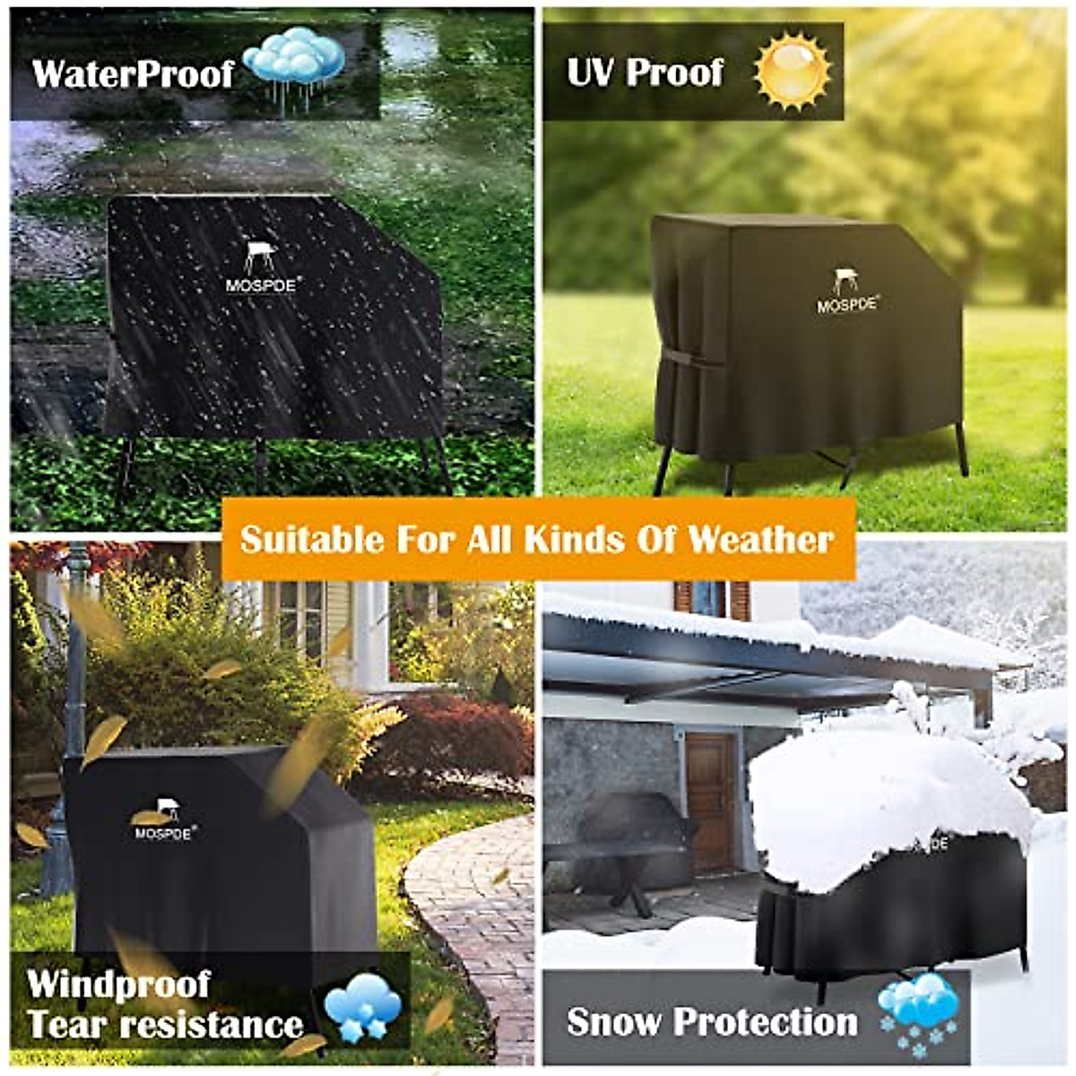 Griddle Cover Fits for Blackstone 22 Inch 17 Inch Griddle with Hood and Stand, Waterproof Grill Cover for Blackstone 22" 17" Griddle with The Lid and Stand, 600D Heavy Duty Water-Resistant