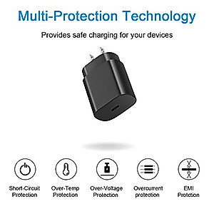 Samsung Fast Charger 25W Type C Charger, 2-Pack USB-C Fast Charger and 6FT Type C to Type C Cable for Samsung Galaxy S23,S22/S21/S20 Ultra/S23+/S22+/S21+/S21/Note 20 Ultra/Note 10+/Note 10 …