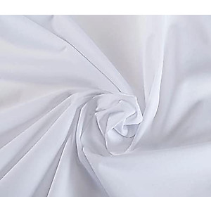 PUL P.U.L. Poly-Urethane Laminated Diaper Cover 2 Mil. Water Resistant Solid Fabric - White