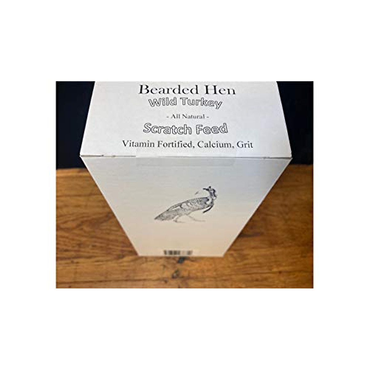 Bearded Hen - Wild Turkey Scratch Feed Supplement - All Natural Vitamin Fortified w/ Oyster Shell Calcium - Game Bird Attractant (3 Pounds)