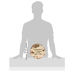 Pavilion Gift Company 19069 "Remembering Mother" Memorial Garden Stone, 10-Inch,Blue