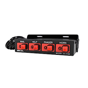 Able 2 / Show-Me 30.3104 Siren Full Feature Dash Mount