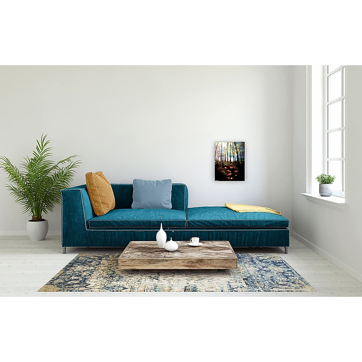 Ambiance Gallery Clip Frame - 8x10-6 Pack of Modern Low-Profile Invisible Minimalist Picture Frames - Poster Frames with Glass and Backing