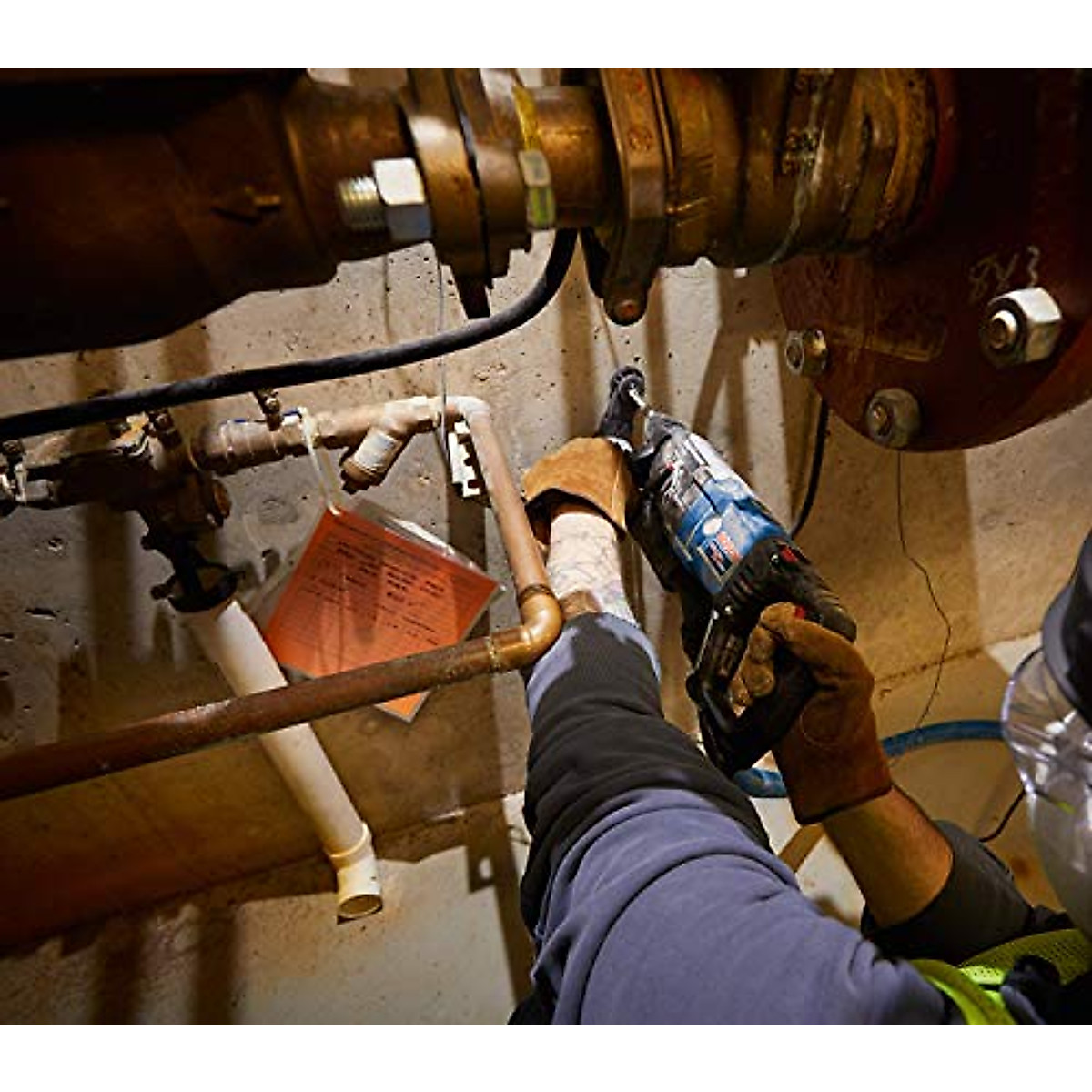 BOSCH GBH2-28L 1-1/8" SDS-plus Variable-speed Bulldog Xtreme Max Rotary Hammer, Black Blue