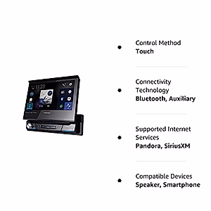 Pioneer AVH-3500NEX 1-Din 7-Inch Flip Out AV Receiver with Carplay and Android Auto