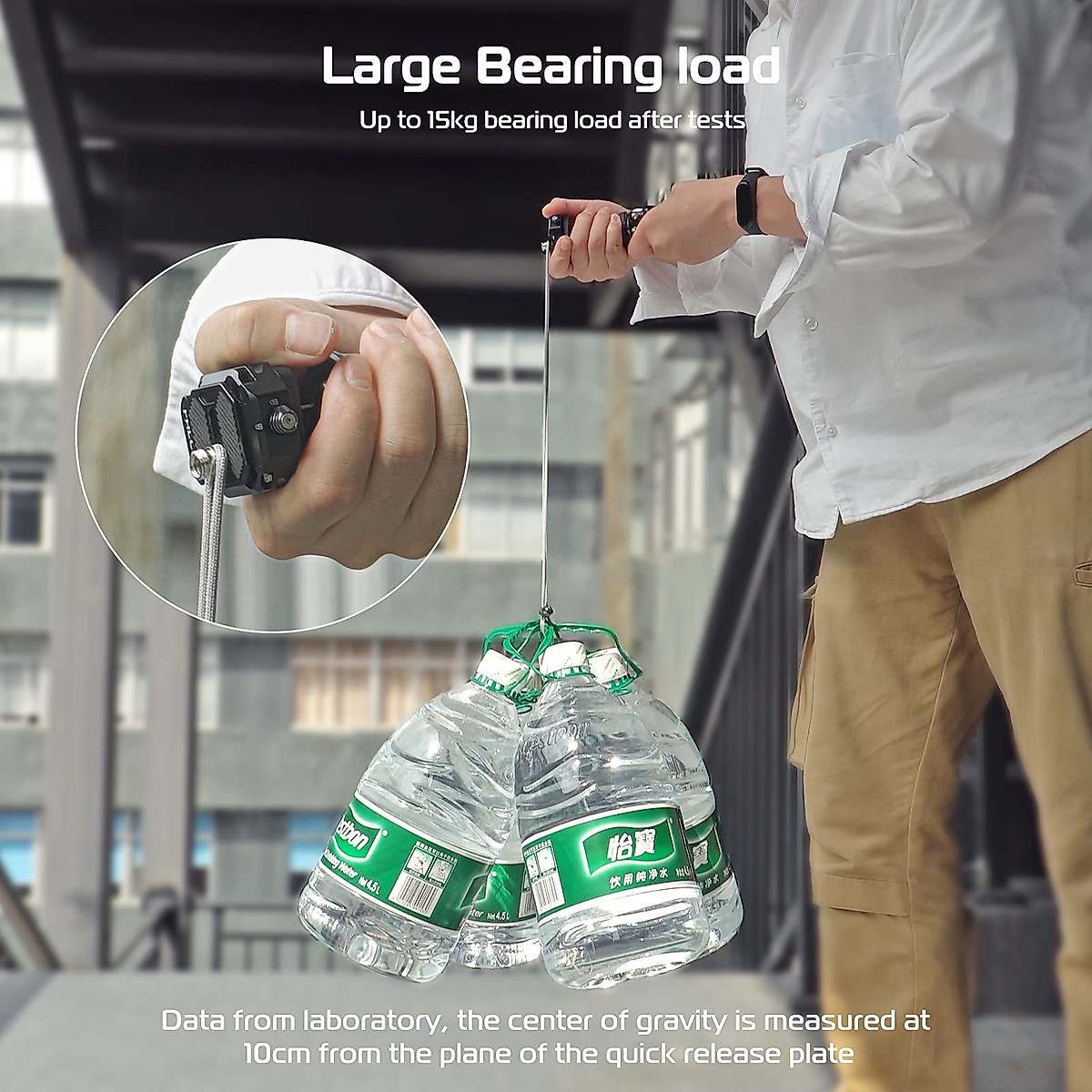 VIJIM FALCAM F38 Quick Release Plate,38mm Universal Camera Mounting Adapter w 1/4in-3/8in Screw Thread,Aluminum Quick Release System QR Plate,Fits for Sony Canon Tripod Monopod DSLR Stabilizer Slider