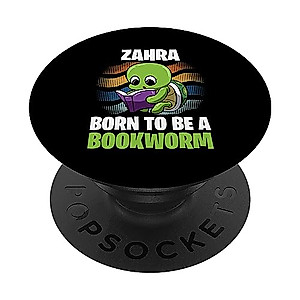 Zahra - Born To Be A Bookworm - Personalized PopSockets Standard PopGrip