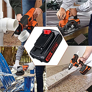 FERRYBOAT 2Pack 3.0Ah LBXR20 Replace for Black and Decker 20v Lithium Battery Max LB20 LBX20 LST220 LBXR2020-OPE LBXR20B-2 LB2X4020 for Black and Decker Li-ion Batteries