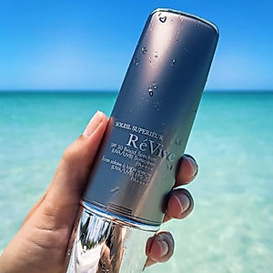 RéVive Soleil Superiéur Face Sunscreen - Broad Spectrum SPF 50 Sunscreen - Ultra-Transparent & Anti Aging Sun Care to Help Improve Skin Barrier Repair & Protect Against UVA/UVB Rays (1.7 oz)