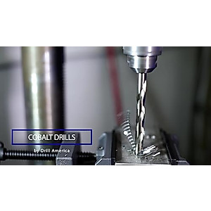 Drill America - GLBCOX121/4 1/4" x 12" Cobalt Aircraft Extension Drill Bit, GLBCO Series