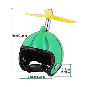 POPETPOP Chicken Helmet- Bird Toy Head Protection Helmet Bird Hat Headwear Suitable for Parrot Small Hens, Ducks and Other Poultry Funny Pet Safety Helmet Costumes Accessories