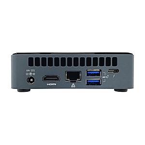Intel PC Intel NUC NUC10i7FNHN Mini PC/HTPC - 10th Gen Intel 6-Core i7-10710U up to 4.70 GHz CPU, 64GB DDR4 RAM, 1TB SSD, Wi-Fi + Bluetooth, Intel UHD Graphics, 4K Support, Windows 10 Pro