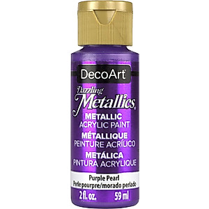 DecoArt Dazzling Metallics 2-Ounce Purple Pearl Acrylic Paint