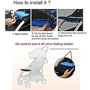 Stroller Footrest,Footboard Sleeping Extend Board for Babyzen YOYO YOYO+ Stroller Pram