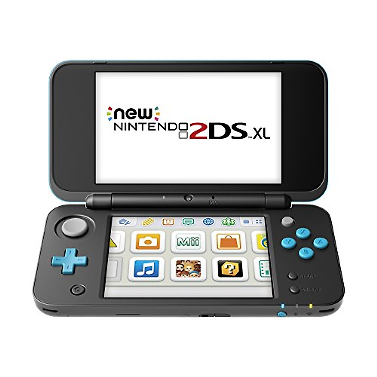New Nintendo 2DS XL - Black + Turquoise With Mario Kart 7 Pre-installed - Nintendo 2DS