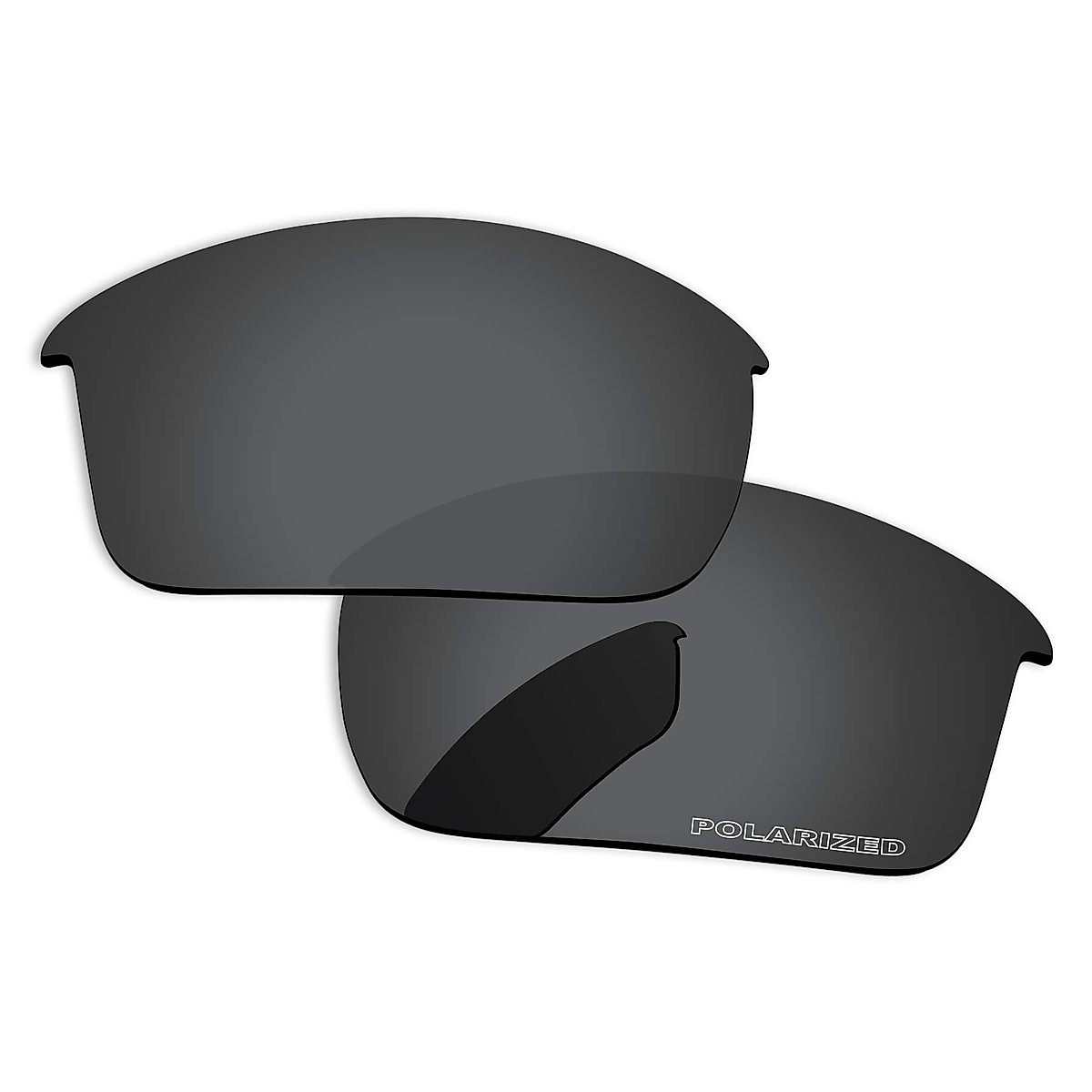 PapaViva Replacement Lenses for Oakley Bottle Rocket OO9164 Sunglasses Black Grey - Polarized
