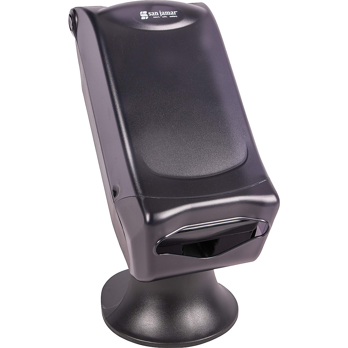 San Jamar - H5005STBK H5005S Venue Fullfold Control Napkin Dispenser with Stand, 500 Capacity, 8" Width x 17-1/2" Height x 13" Depth, Black Pearl