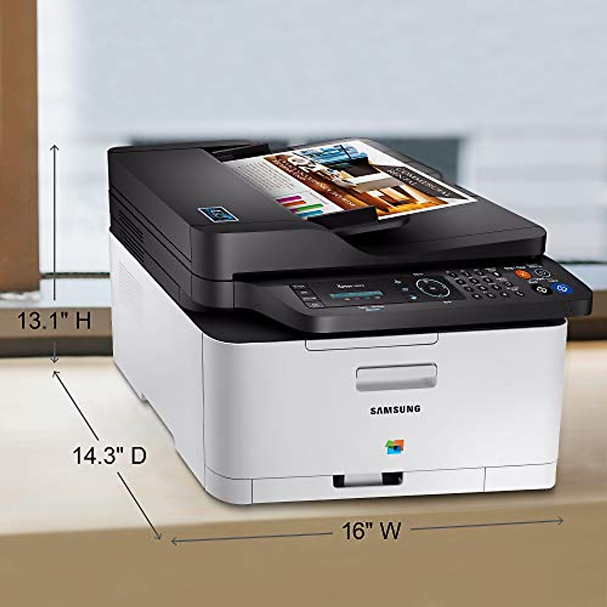 HP Samsung Electronics Xpress SL-C480FW/XAA Wireless Color Printer with Scanner, Copier & Fax (SS256H)