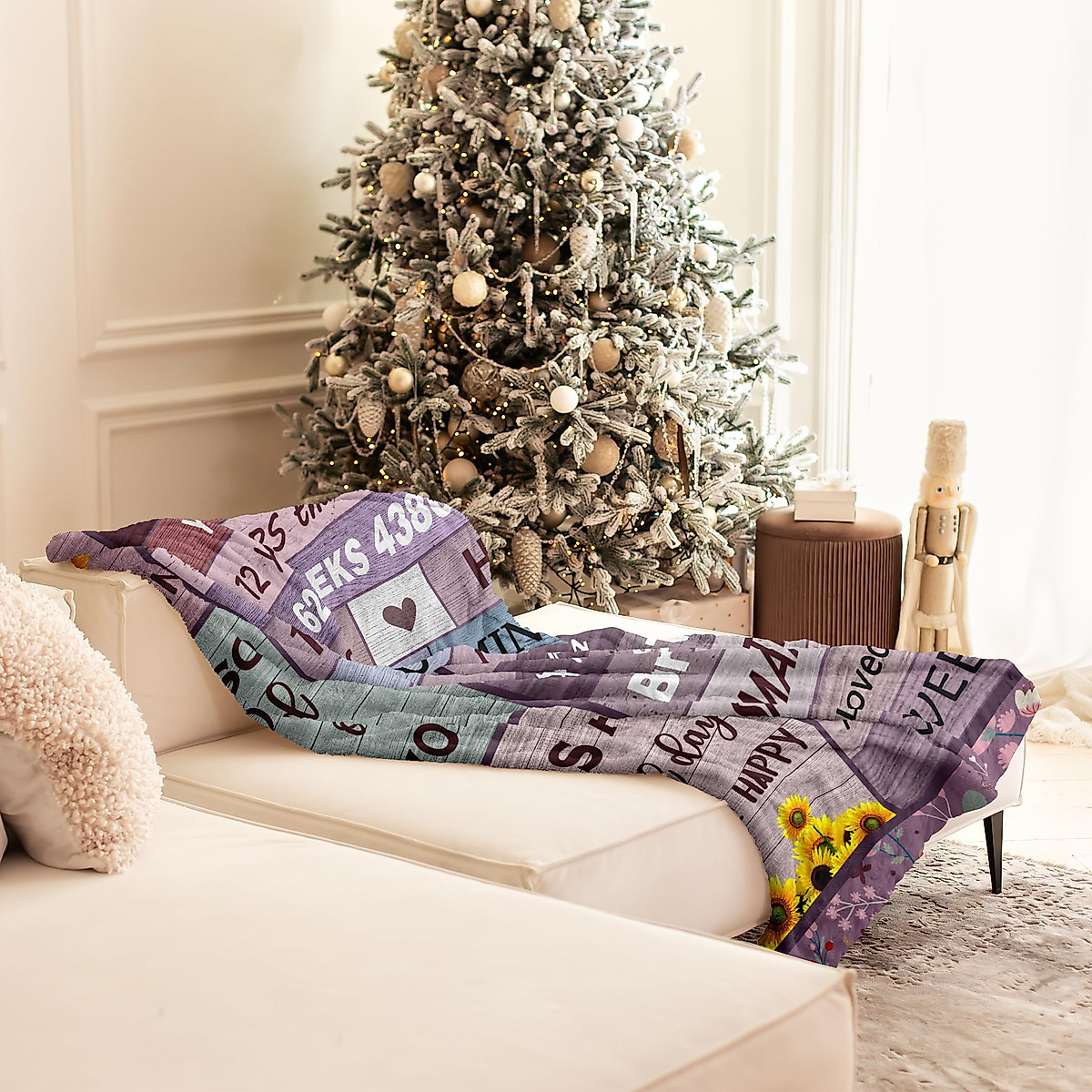 Nuritus 12 Year Old Girl Gifts for Birthday, 12 Year Old Girl Gifts, 12th Birthday Decorations for Girls Boys, 12th Birthday Gifts for Girls, Birthday Gifts for 12 Year Old Girls Blanket 50"x60"