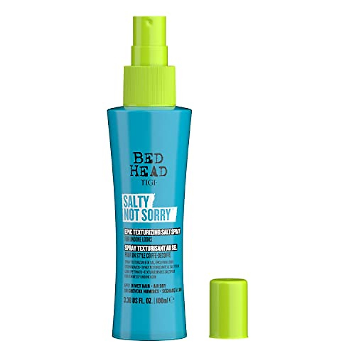 TIGI Bed Head Salty Not Sorry texturizing Salt Spray for Natural Undone Hairstyles 3.38 fl oz