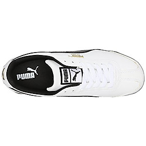 PUMA Men's ROMA BASIC Sneaker, white-black, 13